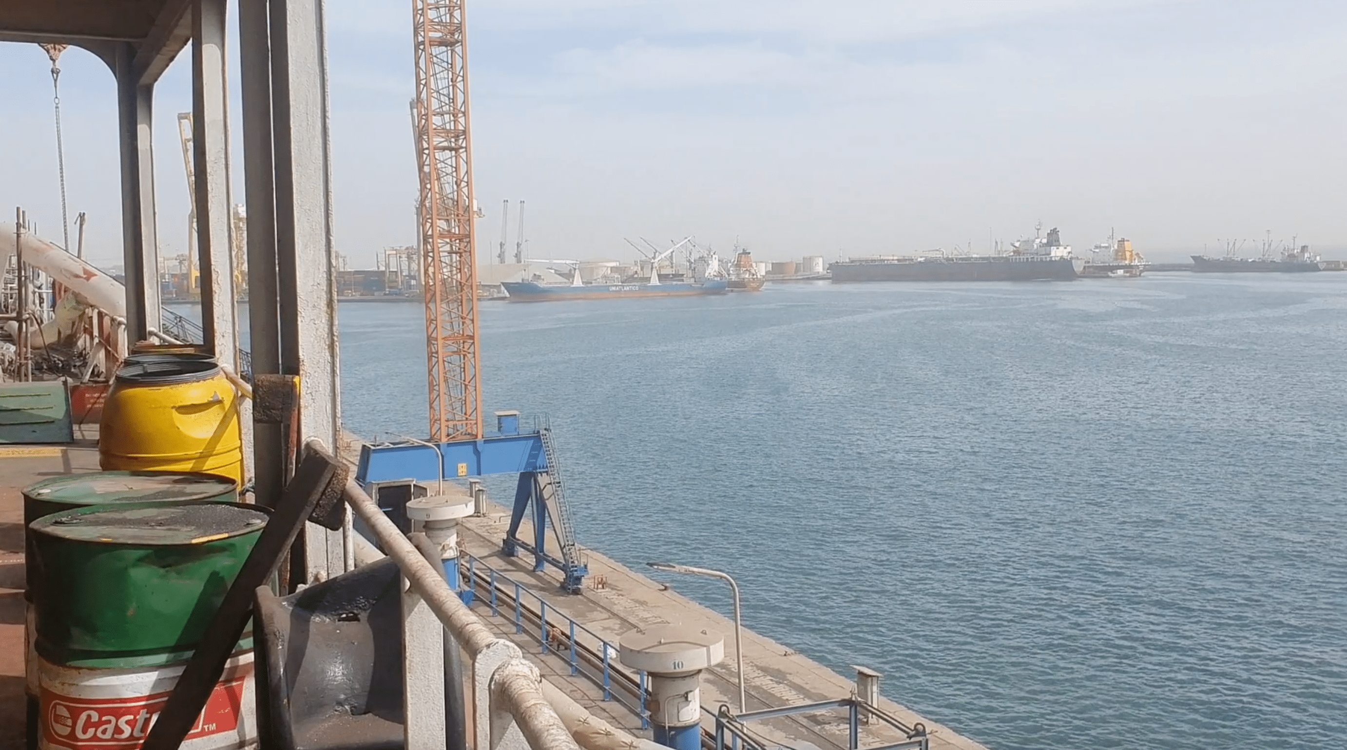 Sun at shipyard in Dakar - RM Propulsion B.V.